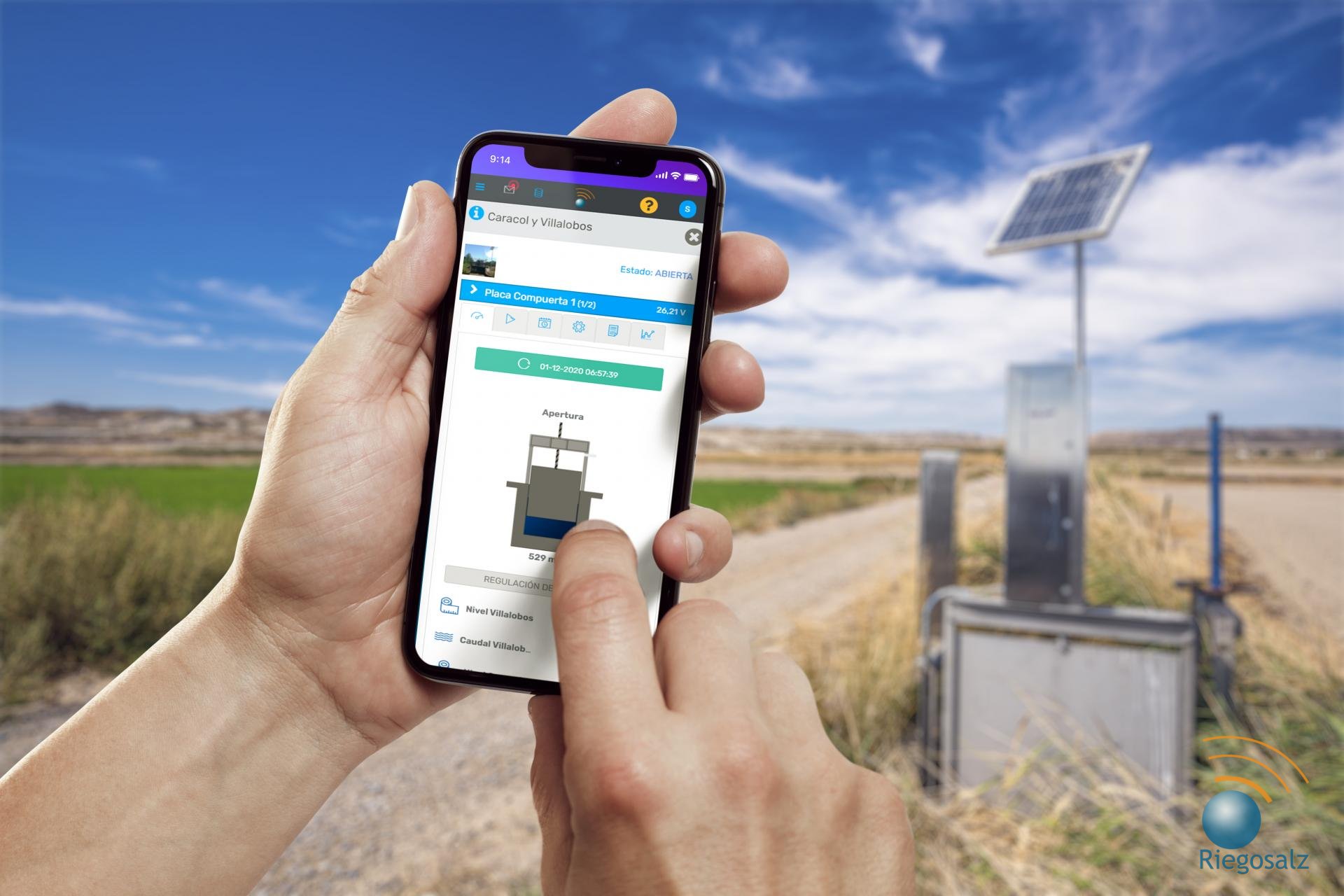 RIEGOSALZ - Telecontrol, Automatización y Telemetría de Compuertas en ...